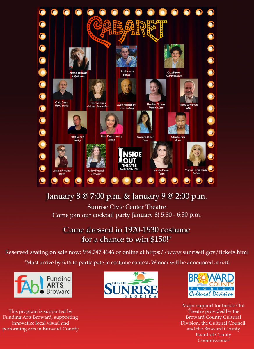 Cabaret poster REVISED FINAL – Inside Out Theatre Company, Inc.